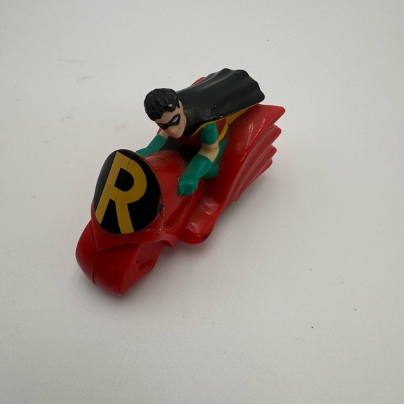 Toys | Vintage Dc Comics Robin Red Motorcycle Figure 4 Inch Mini Toy ...